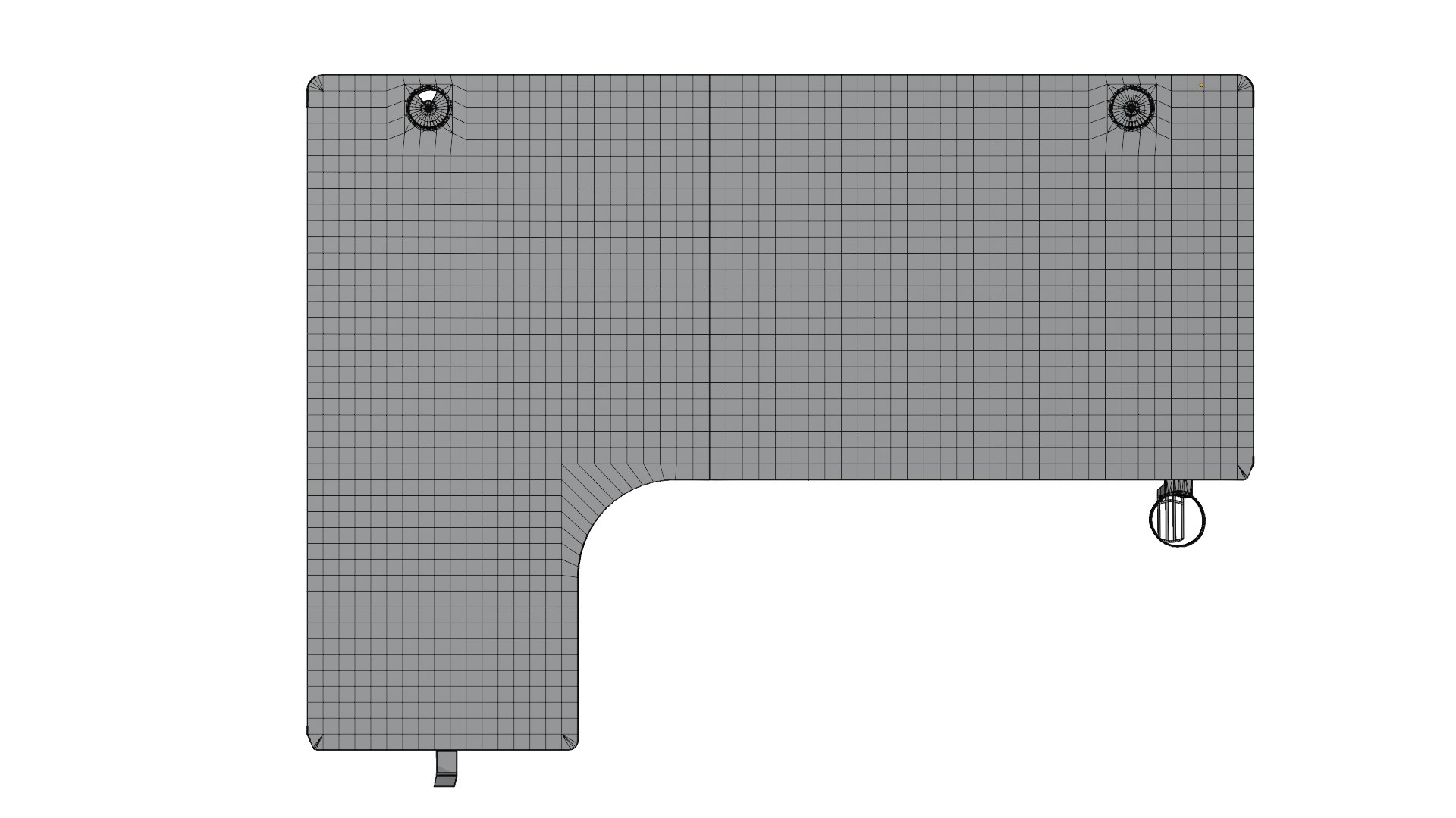 Corner Gaming Desk 3D Model - TurboSquid 2254122