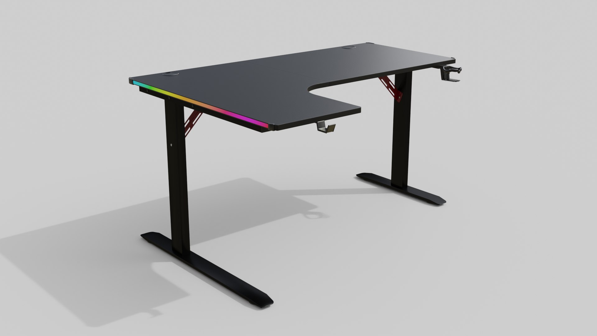 Corner Gaming Desk 3D Model - TurboSquid 2254122