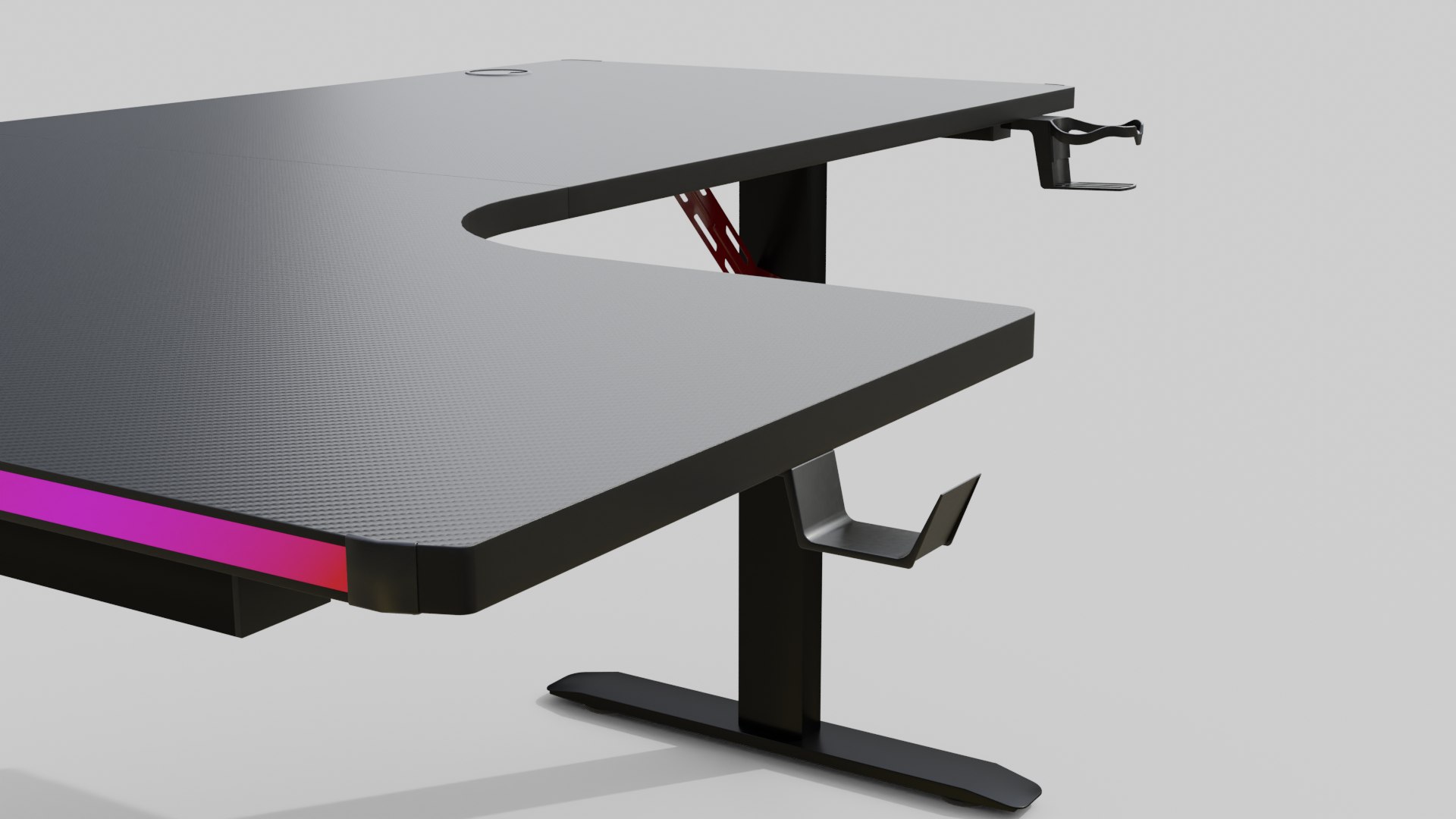 Corner Gaming Desk 3D Model - TurboSquid 2254122