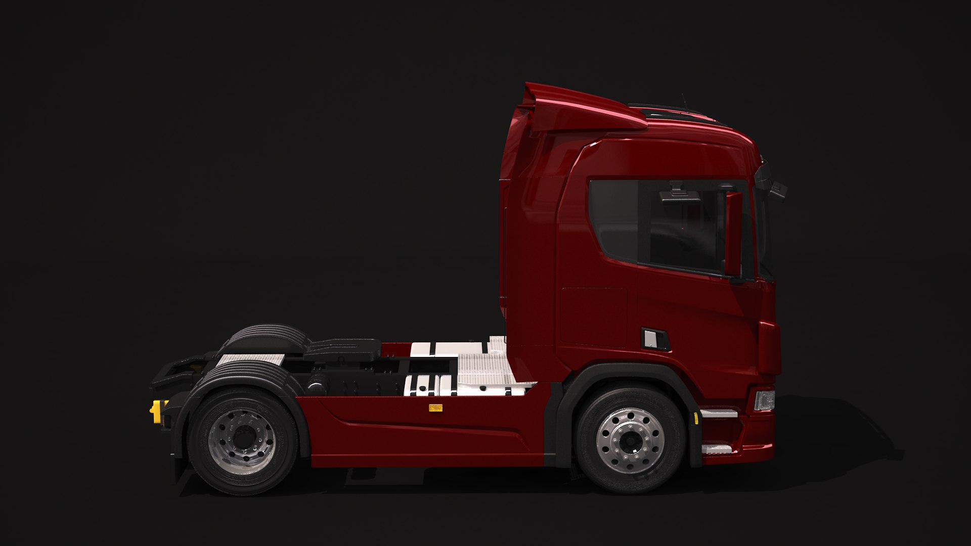 Generic European Semi Truck 3D Model - TurboSquid 1476352
