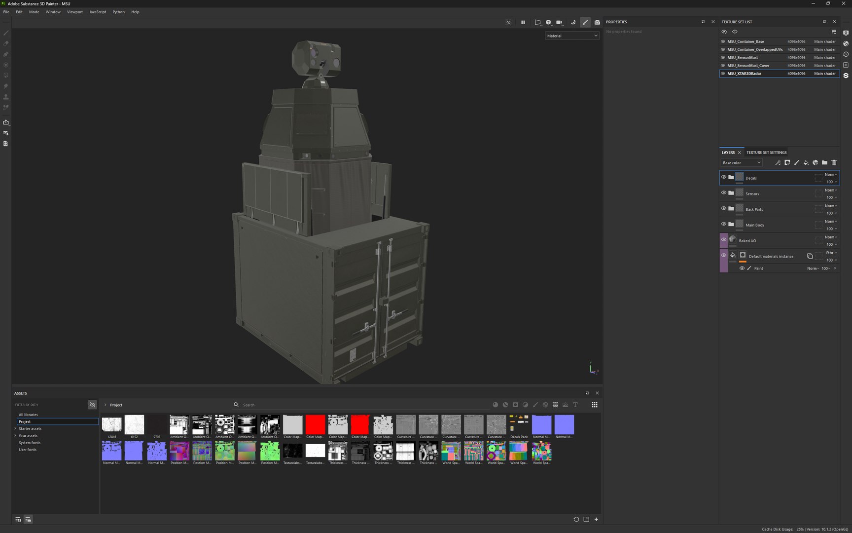 3D Oerlikon Multi Sensor Unit - MSU Model - TurboSquid 2354928