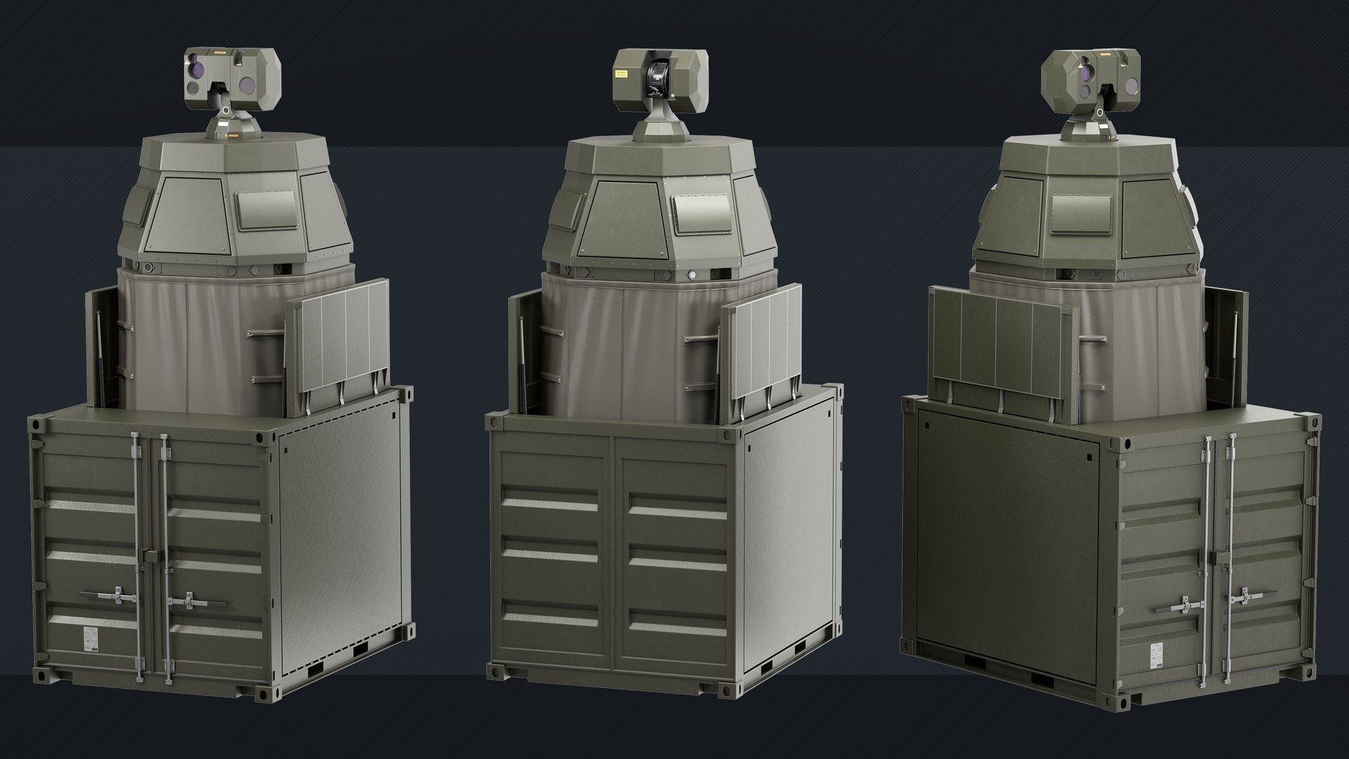 3D Oerlikon Multi Sensor Unit - MSU Model - TurboSquid 2354928