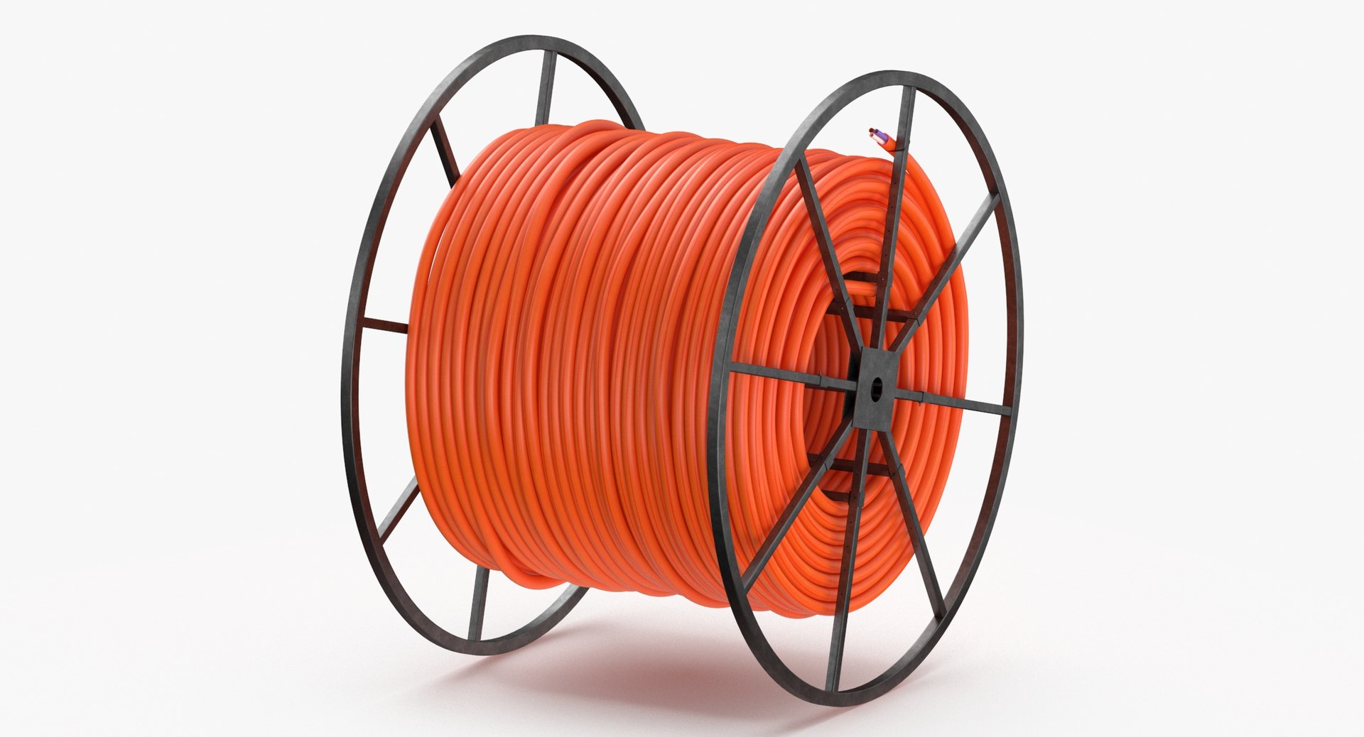 3D Cable Spool Clean and Dirty model - TurboSquid 1864608