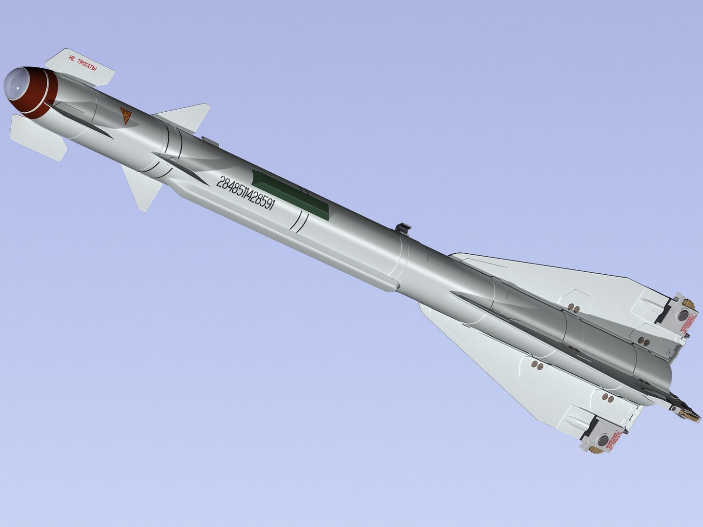 3d Model R-60 M Missile