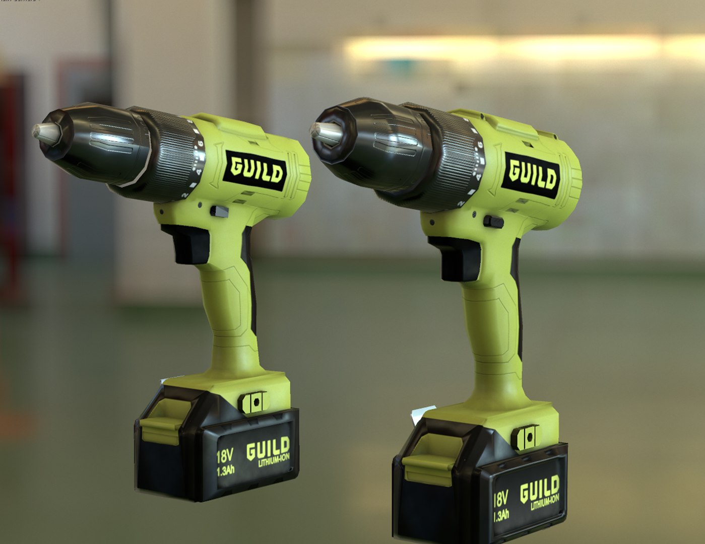 Drill 3D - TurboSquid 1203923