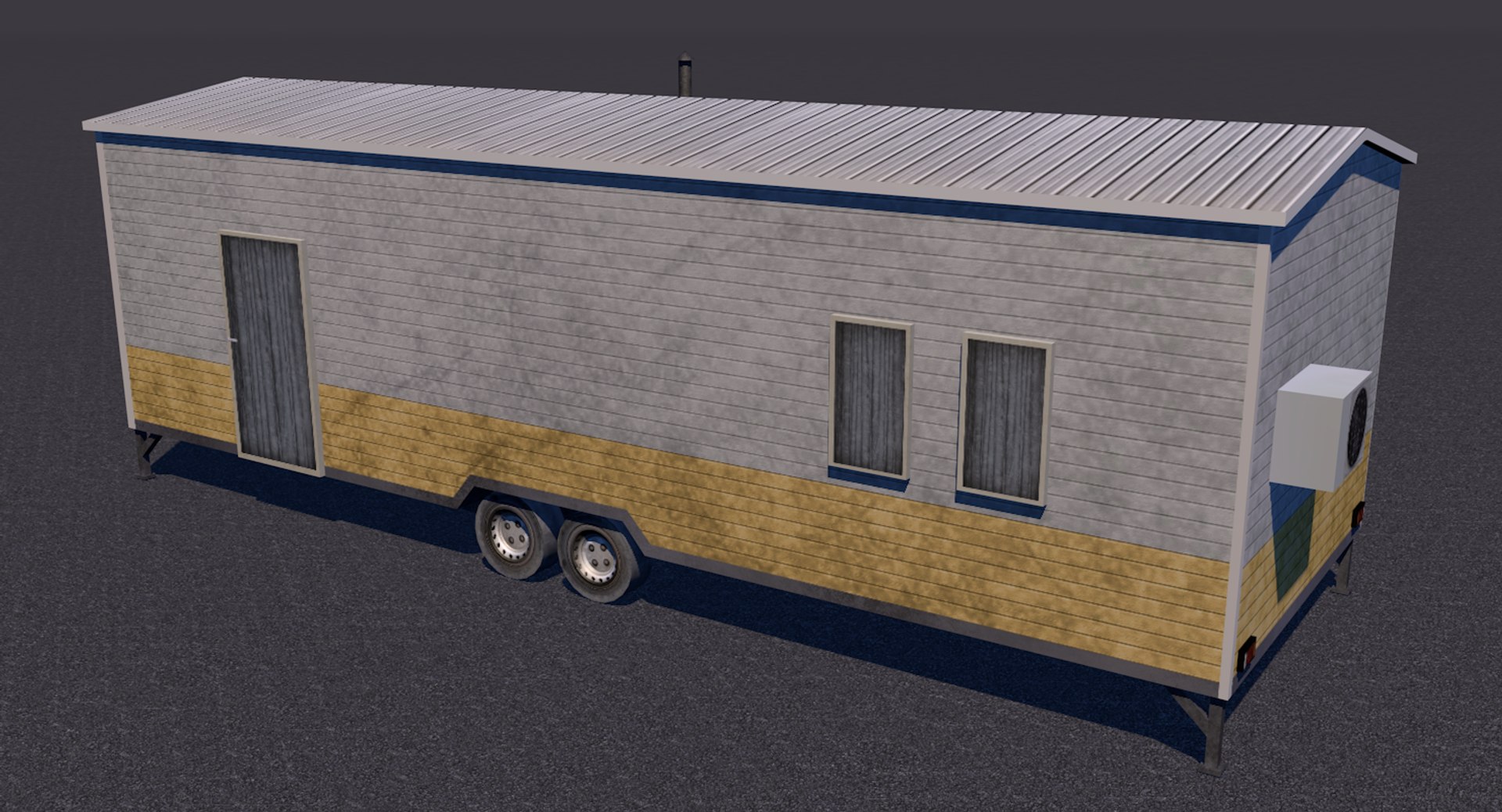 Trailer mobile home 3D model - TurboSquid 1271781