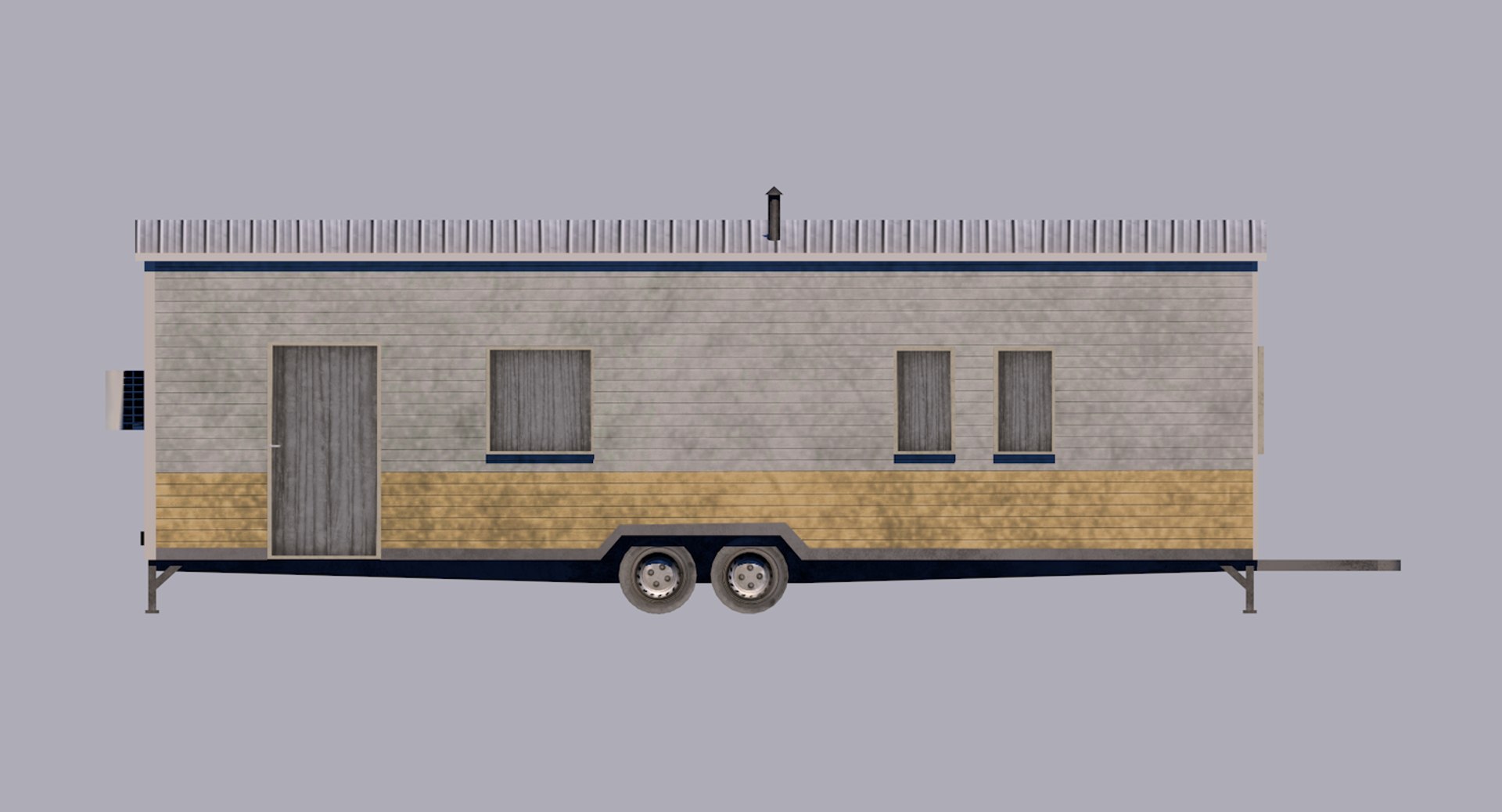 Trailer mobile home 3D model - TurboSquid 1271781