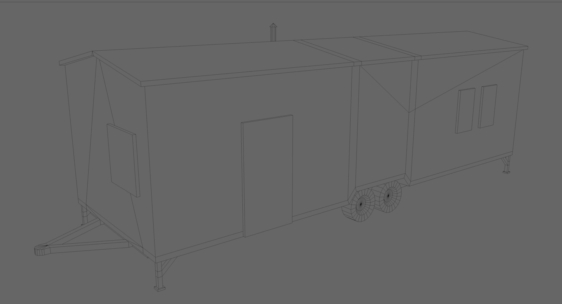 Trailer mobile home 3D model - TurboSquid 1271781