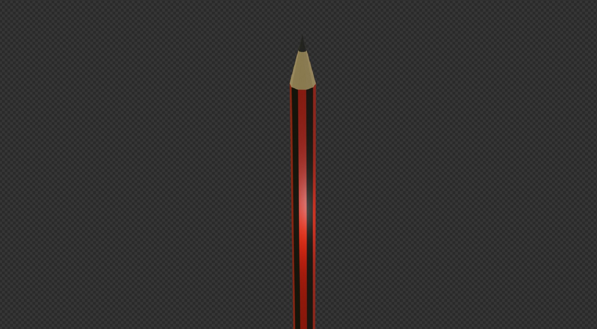 3D Low Poly Pencil Model - TurboSquid 1978688