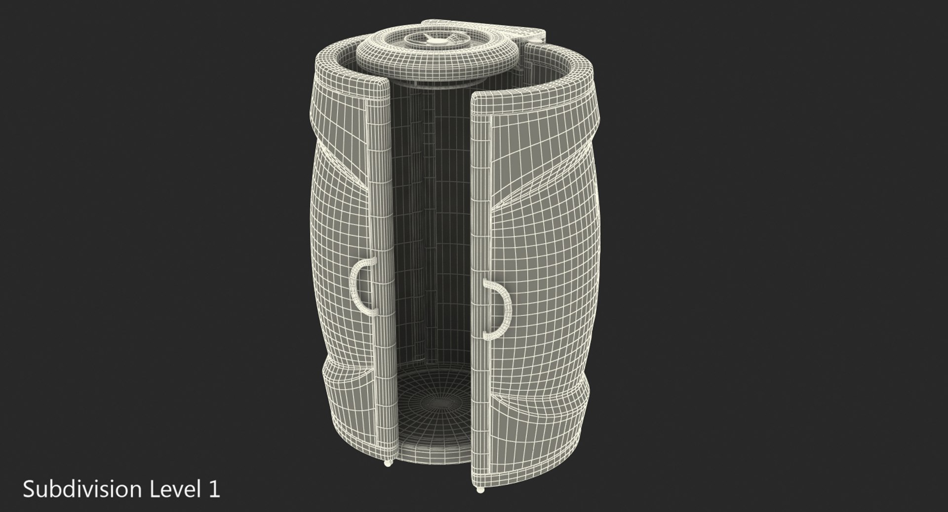 3D Vertical Solarium Tanning Bed Model - TurboSquid 1212132