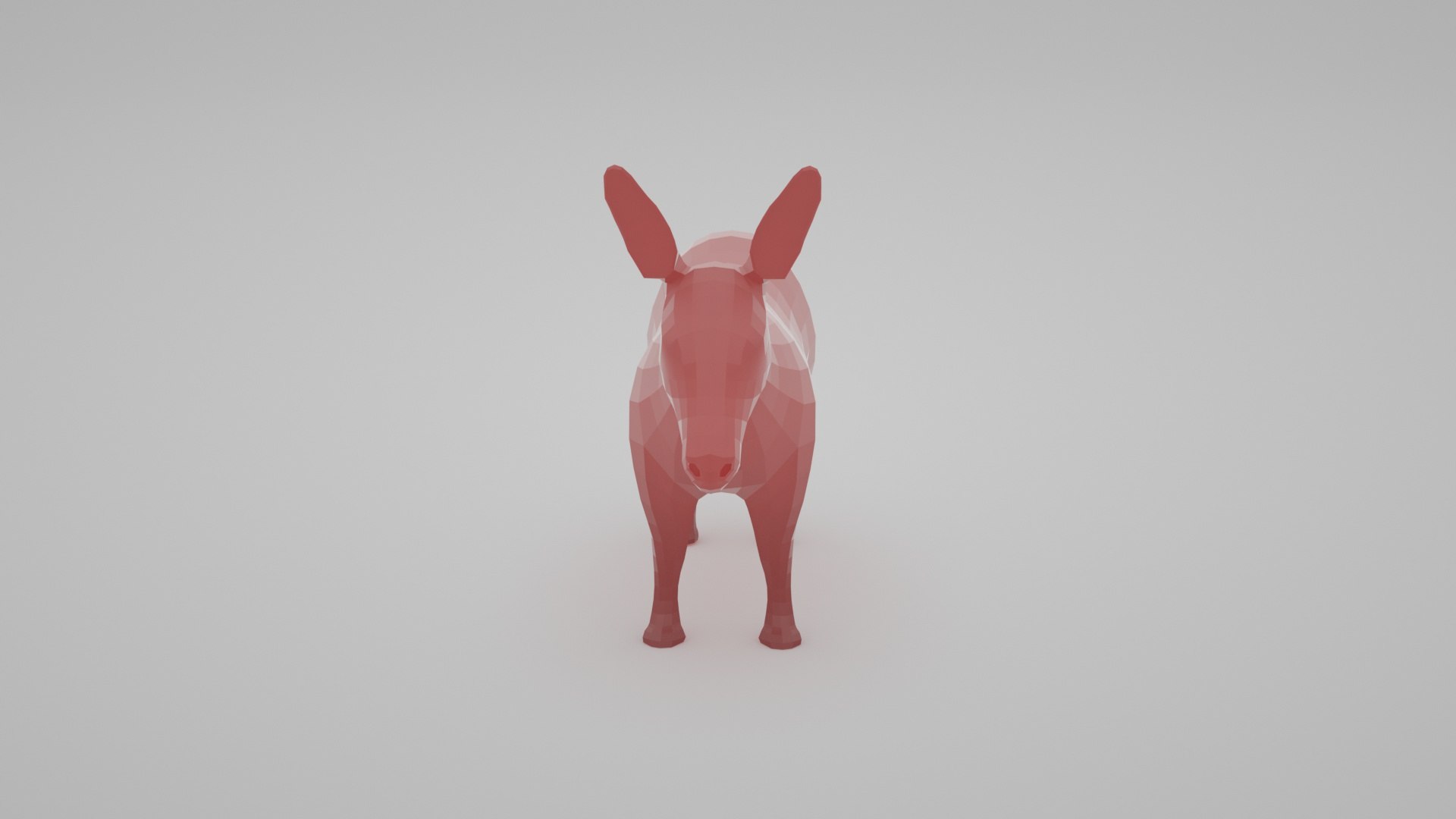 Geometric Donkey Animation Model - TurboSquid 1631785