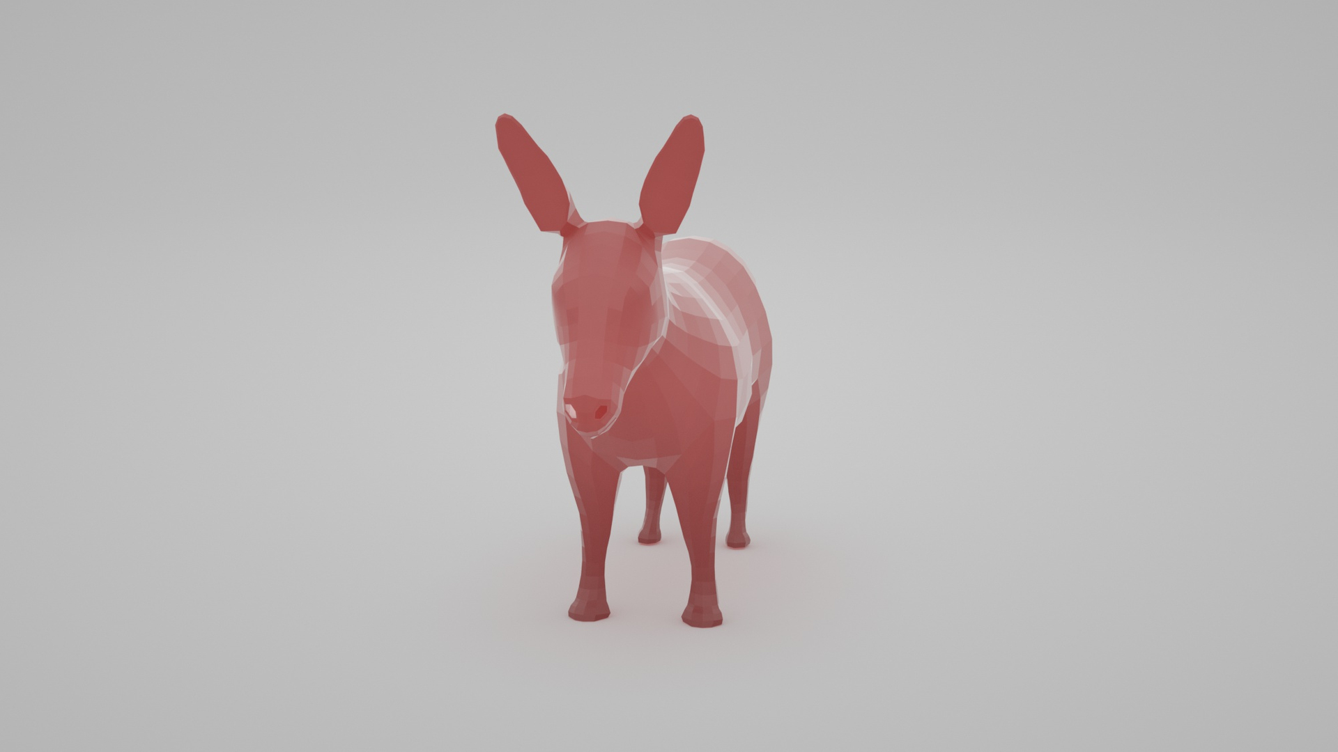 Geometric Donkey Animation Model - TurboSquid 1631785
