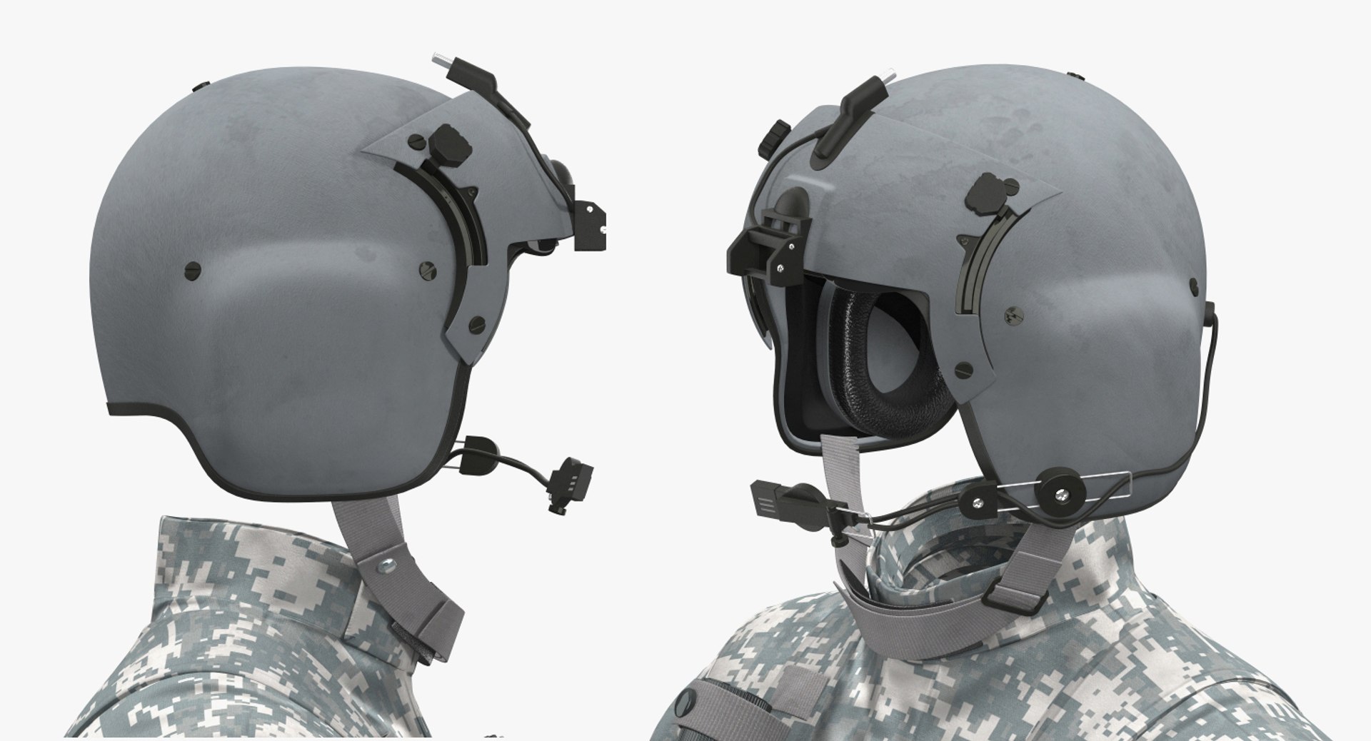 Helicopter Pilot Uniform Camo Obj