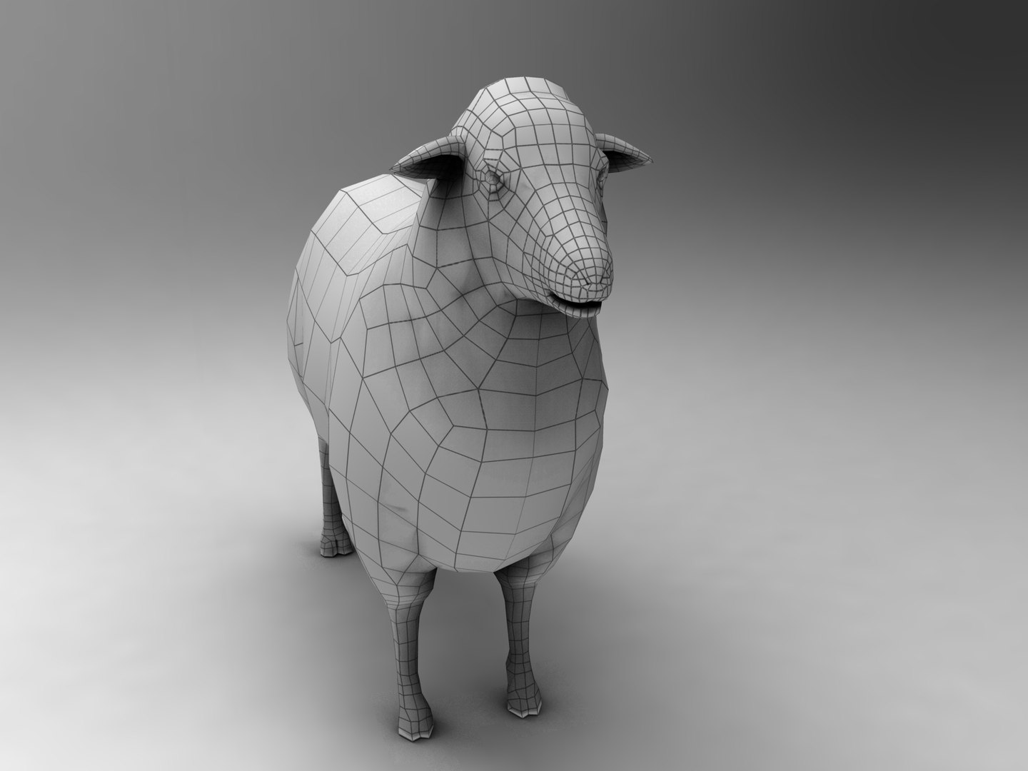 3D Fur Sheep Rigged In Blender Model - TurboSquid 1906756