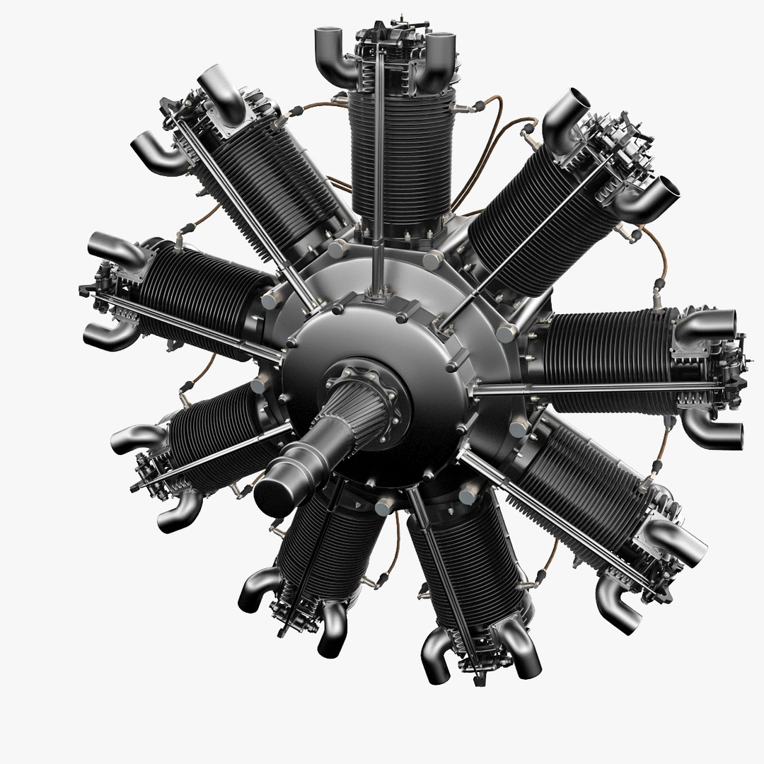 3d Bristol Jupiter Engine 2