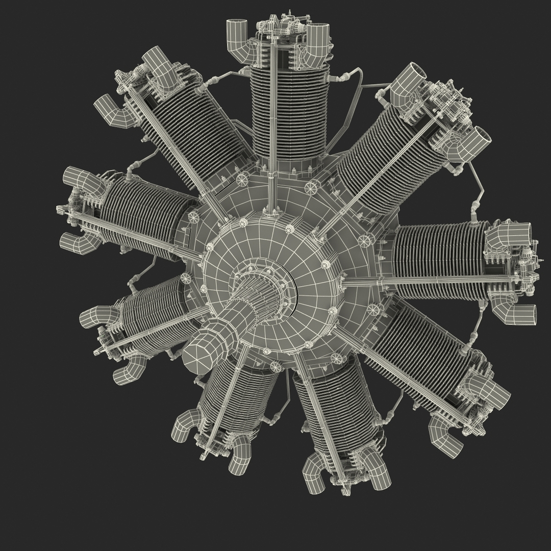 3d Bristol Jupiter Engine 2