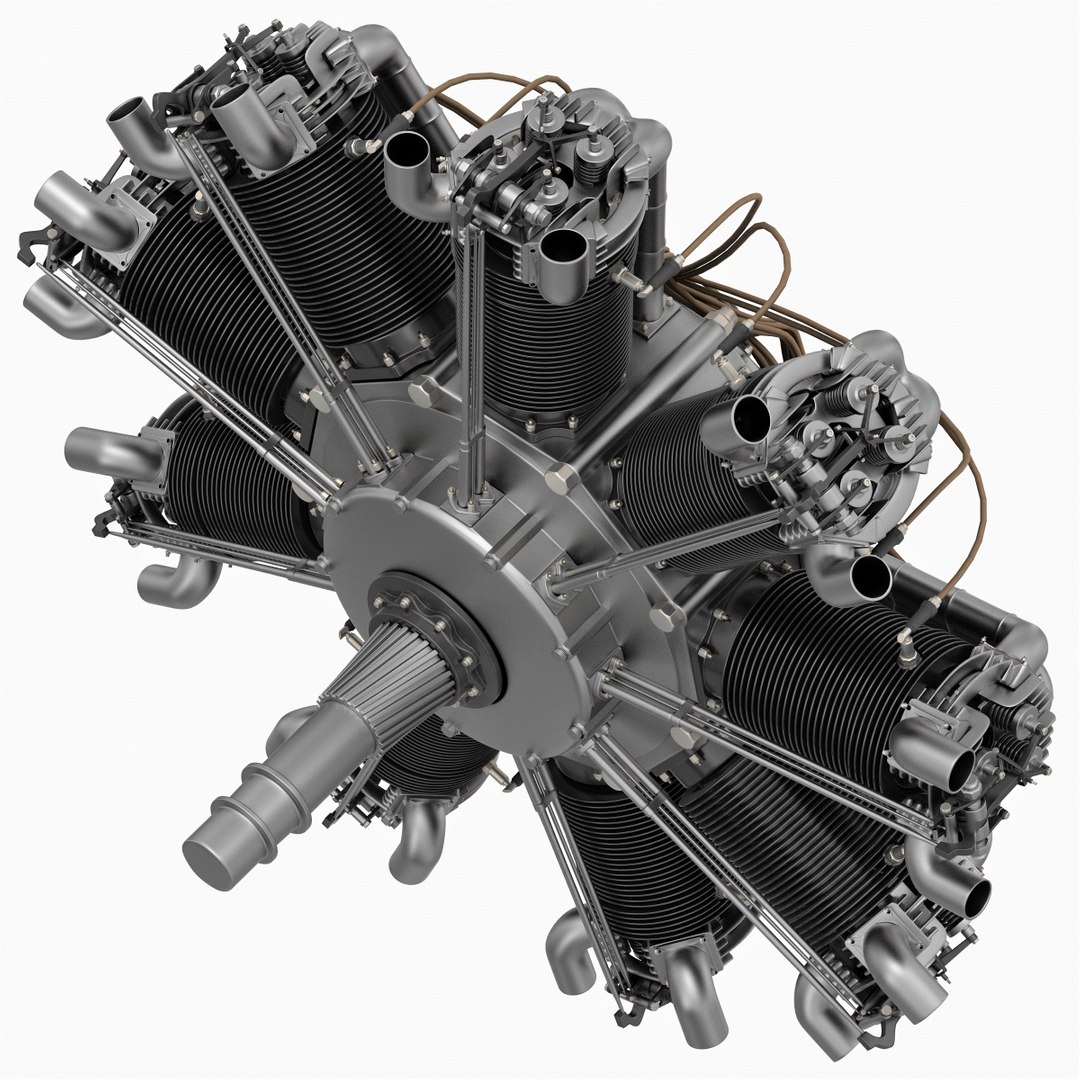 3d bristol jupiter engine 2