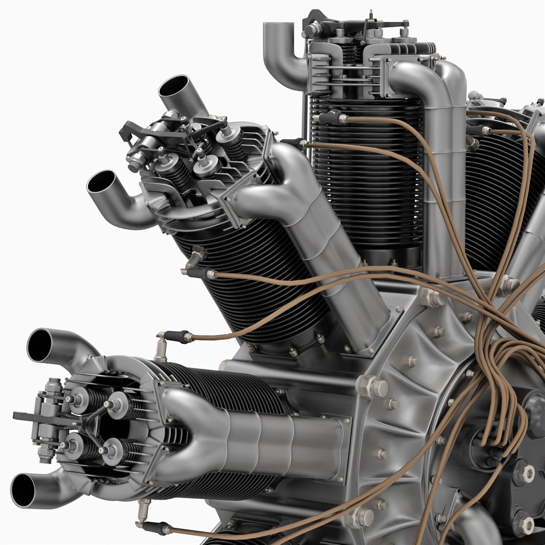 3d bristol jupiter engine 2