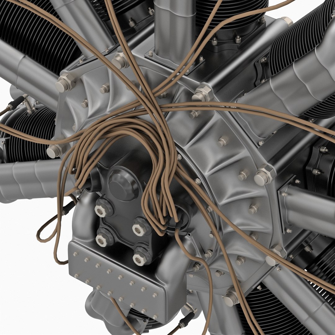 3d bristol jupiter engine 2