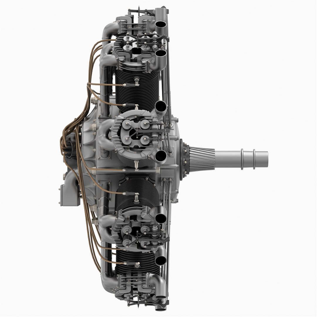 3d Bristol Jupiter Engine 2