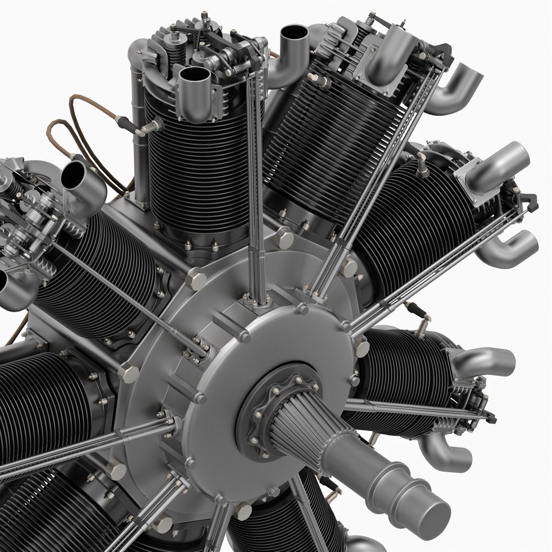3d bristol jupiter engine 2