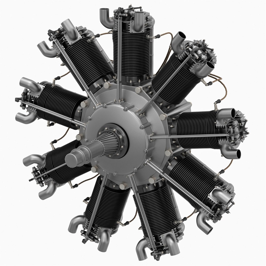 3d Bristol Jupiter Engine 2