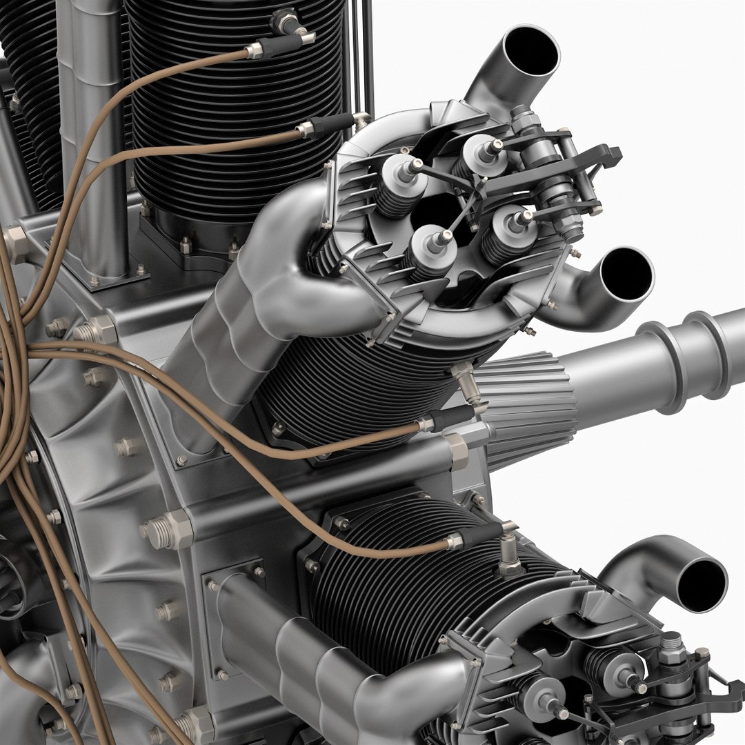 3d bristol jupiter engine 2