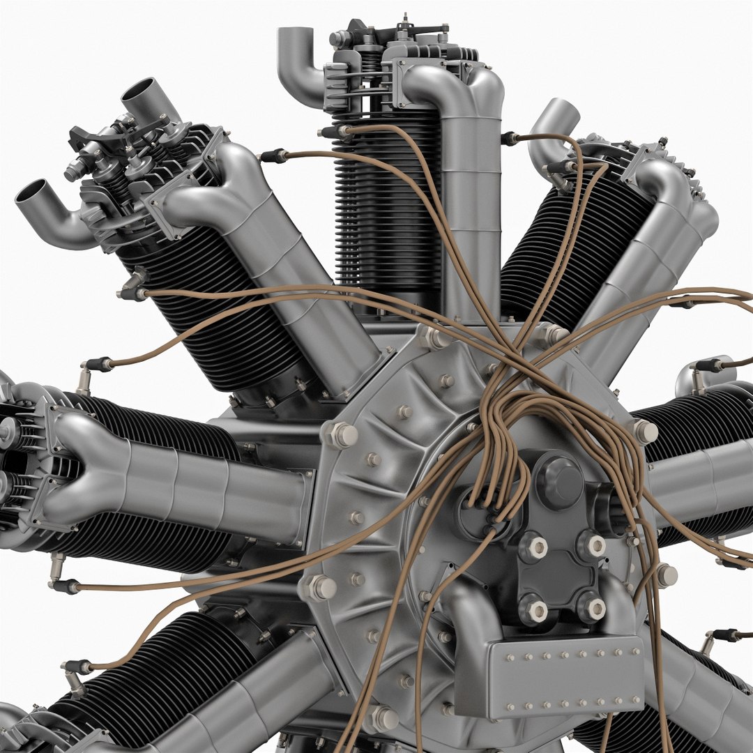 3d Bristol Jupiter Engine 2