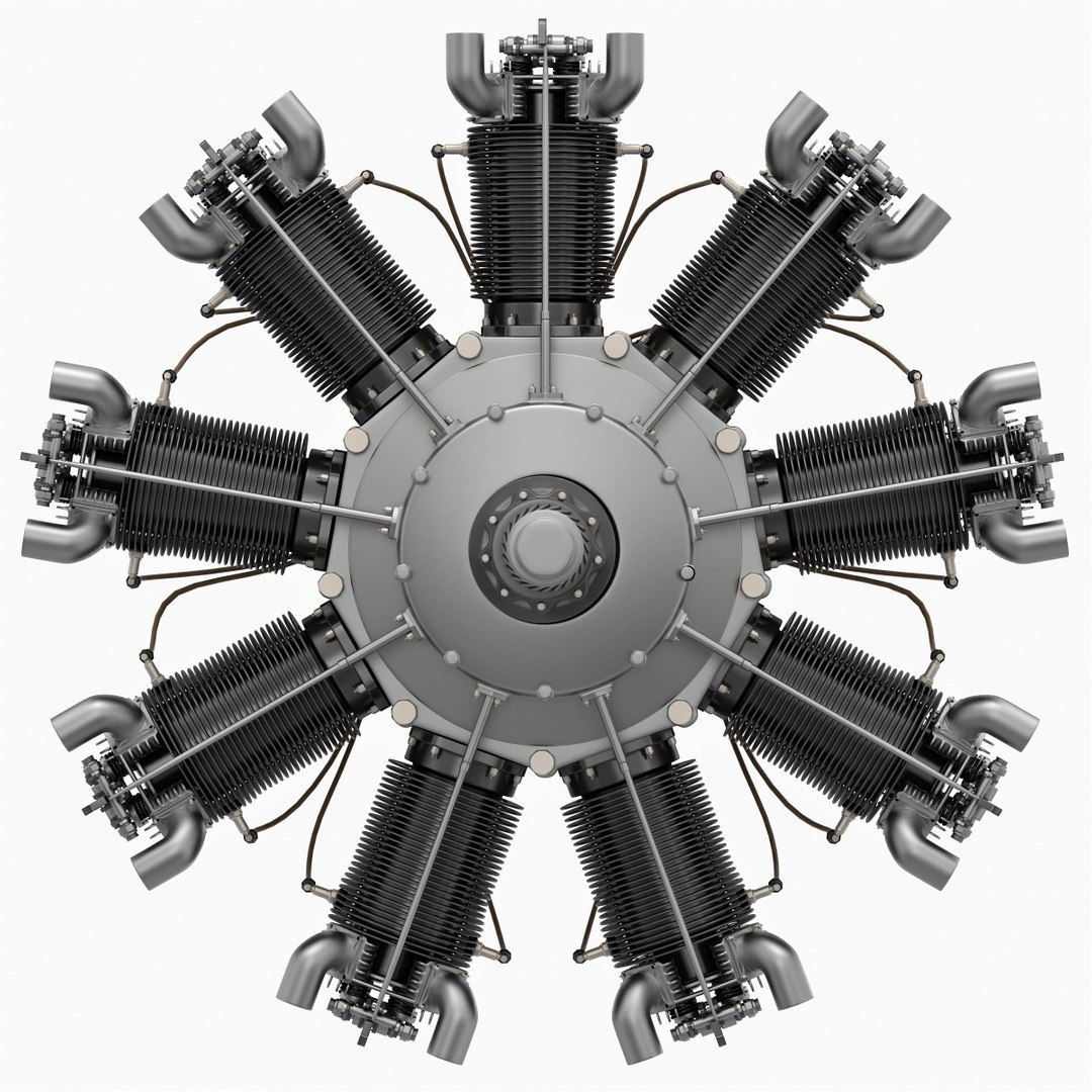 3d Bristol Jupiter Engine 2