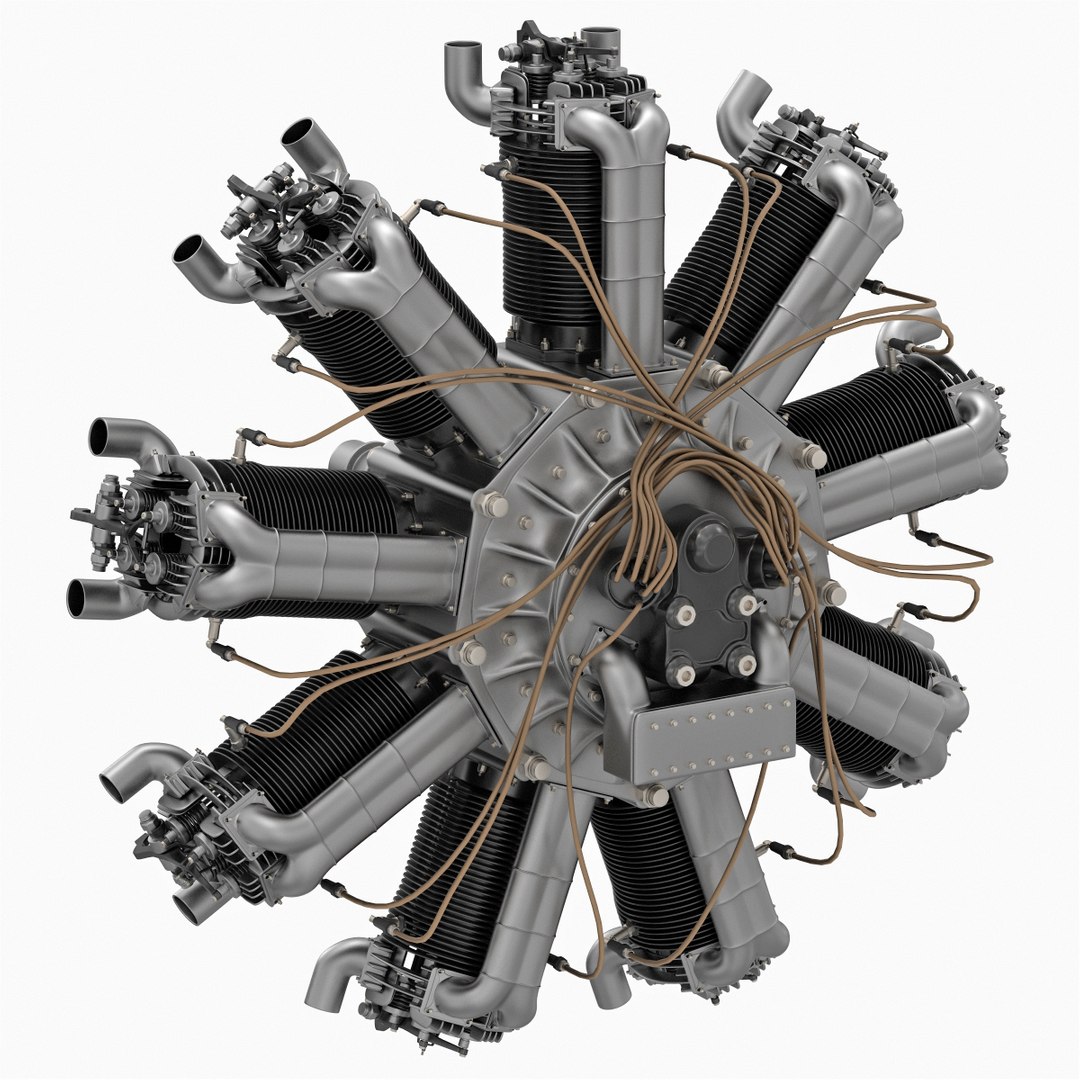 3d Bristol Jupiter Engine 2