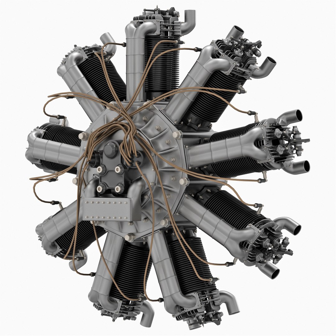 3d Bristol Jupiter Engine 2