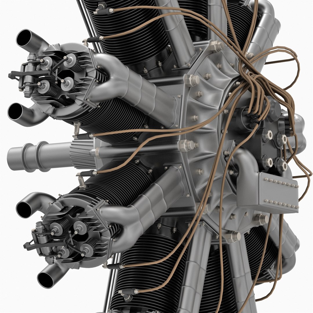 3d bristol jupiter engine 2