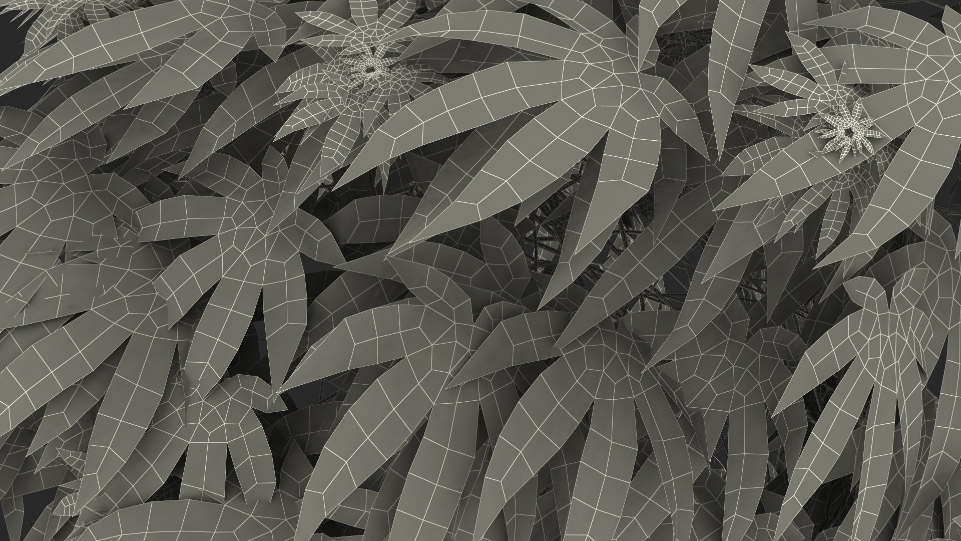 3D marijuana plant pot - TurboSquid 1511499