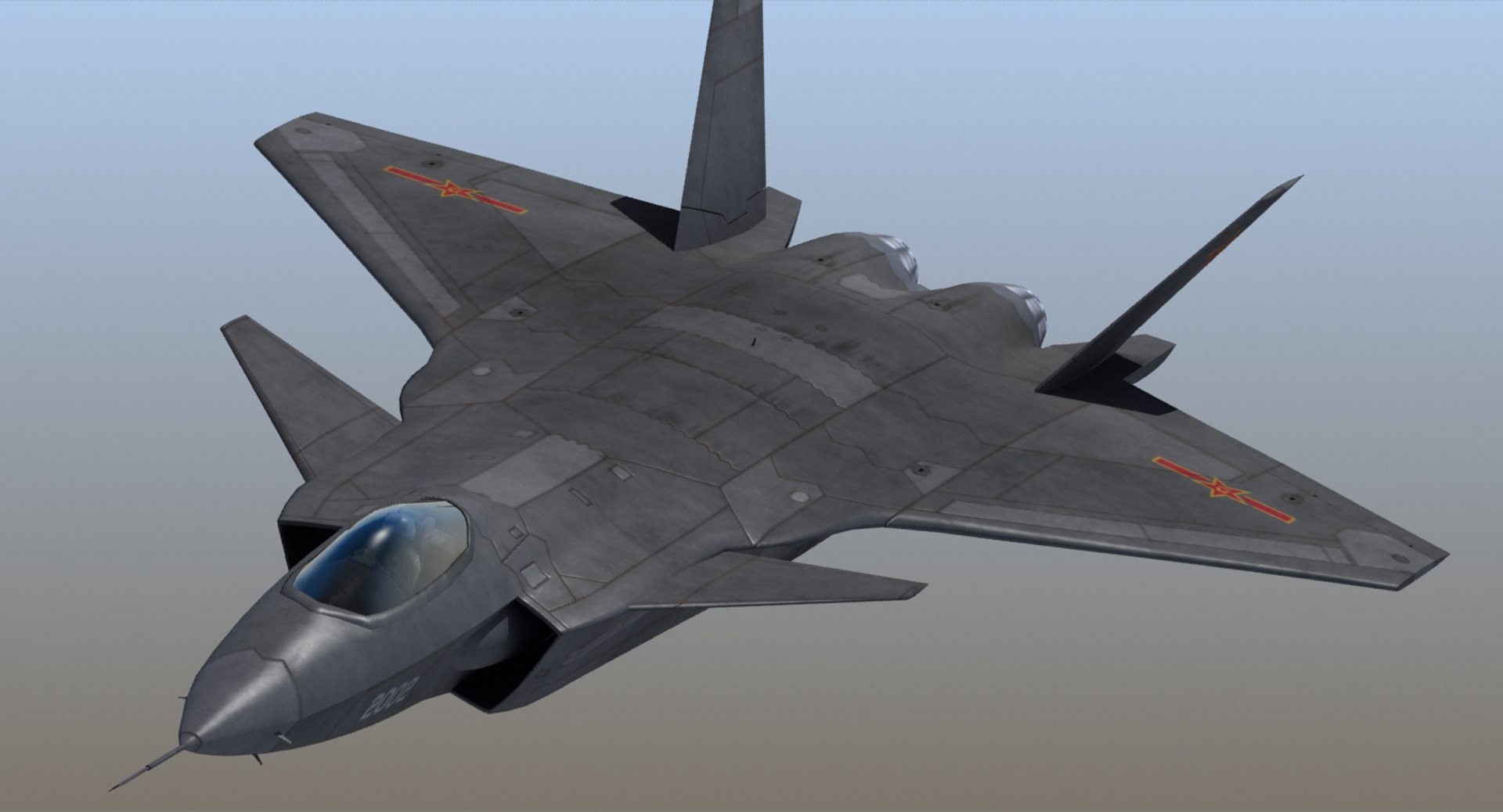 Chinese military aircraft air model - TurboSquid 1534840