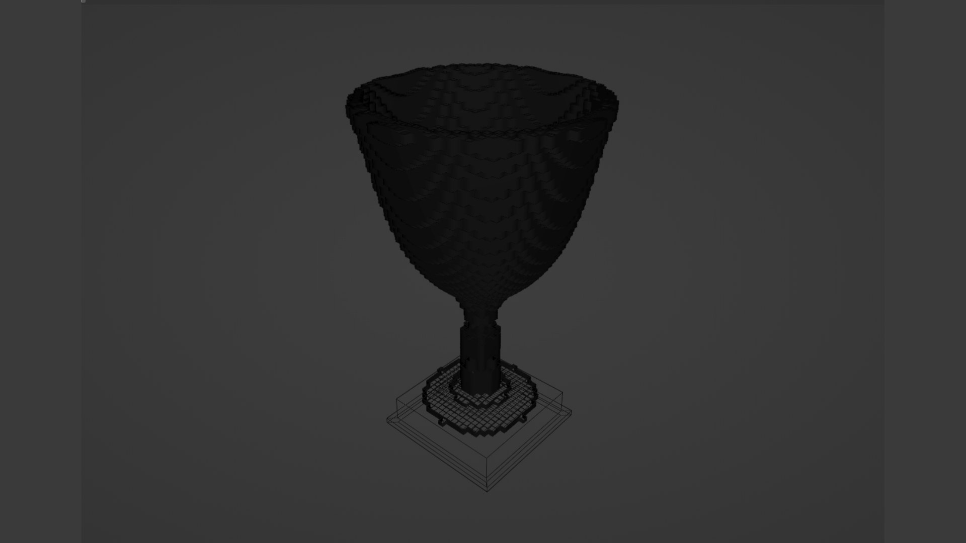 Simple voxel trophy model - TurboSquid 2139708