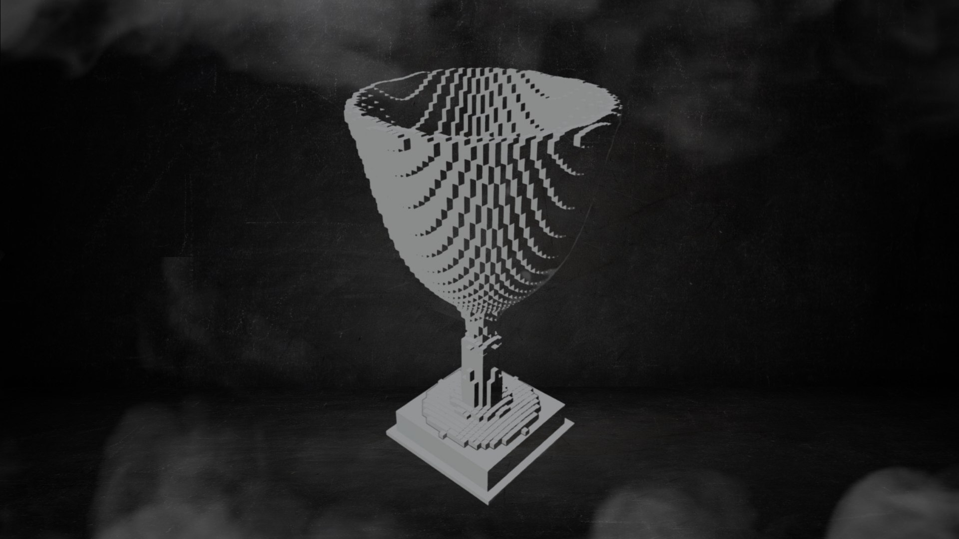 Simple voxel trophy model - TurboSquid 2139708