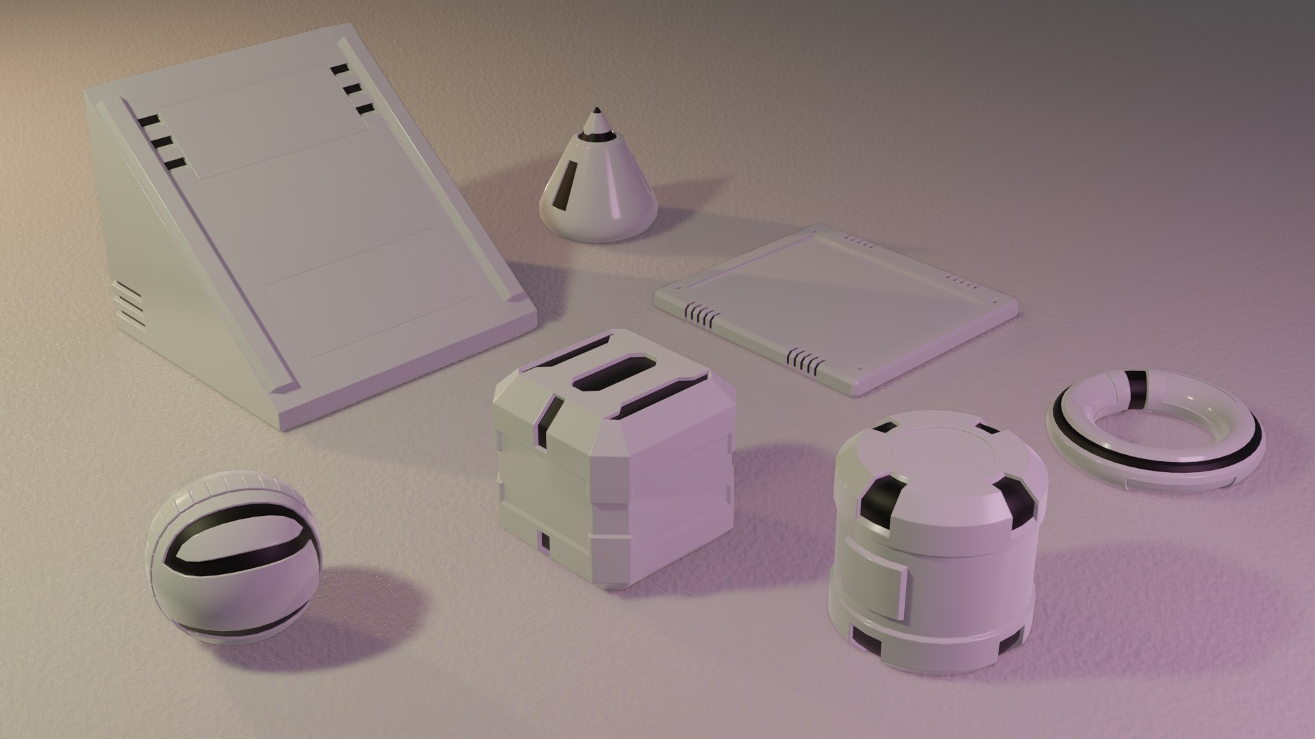 Primitives Shapes 3D Model - TurboSquid 1655954