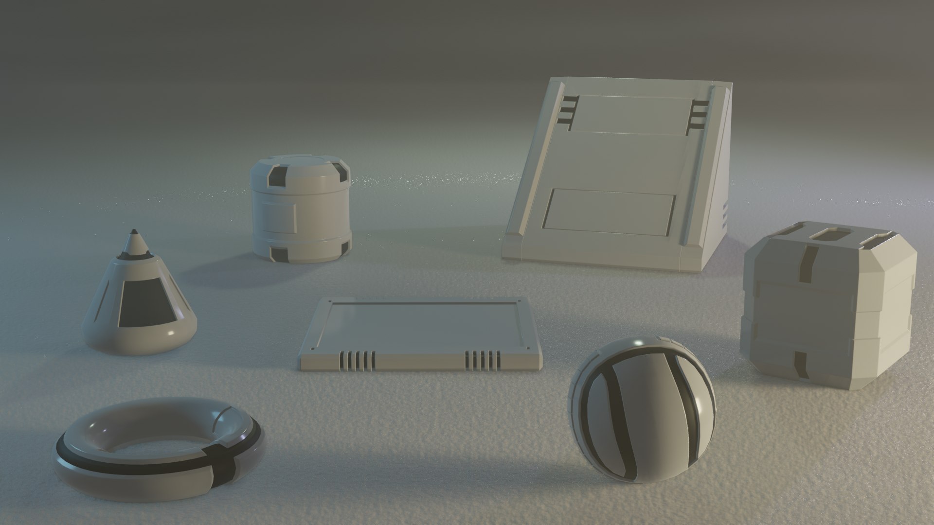 Primitives Shapes 3D Model - TurboSquid 1655954