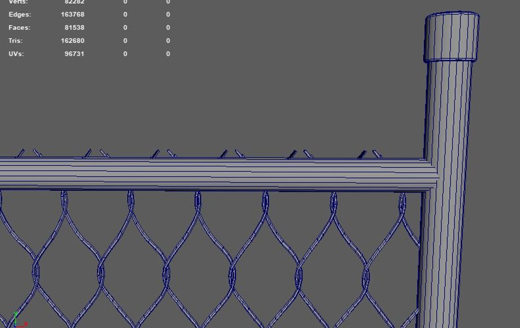 3D Chain Link Fence 3D Model Model - TurboSquid 2335200