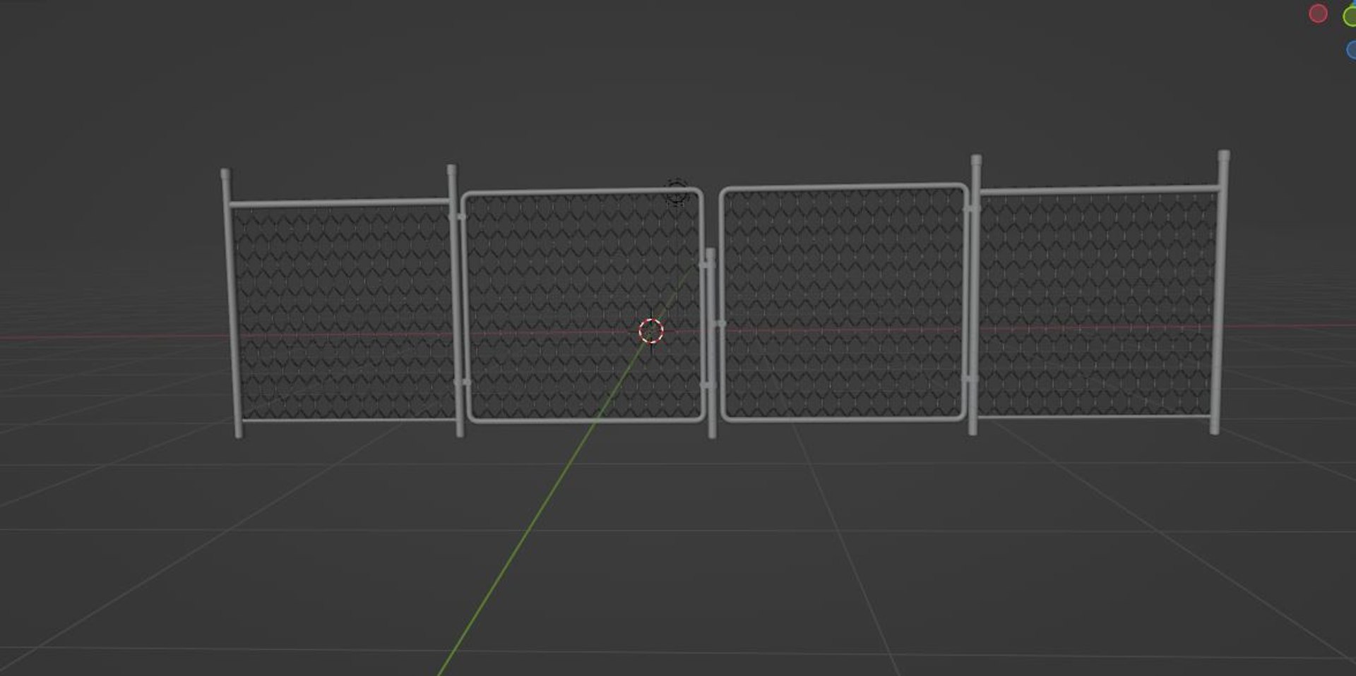 3D Chain Link Fence 3D Model Model - TurboSquid 2335200