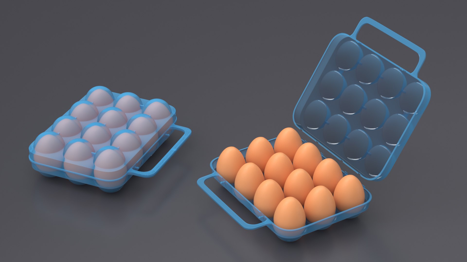 Eggs Carrier Filled Model - TurboSquid 2402485