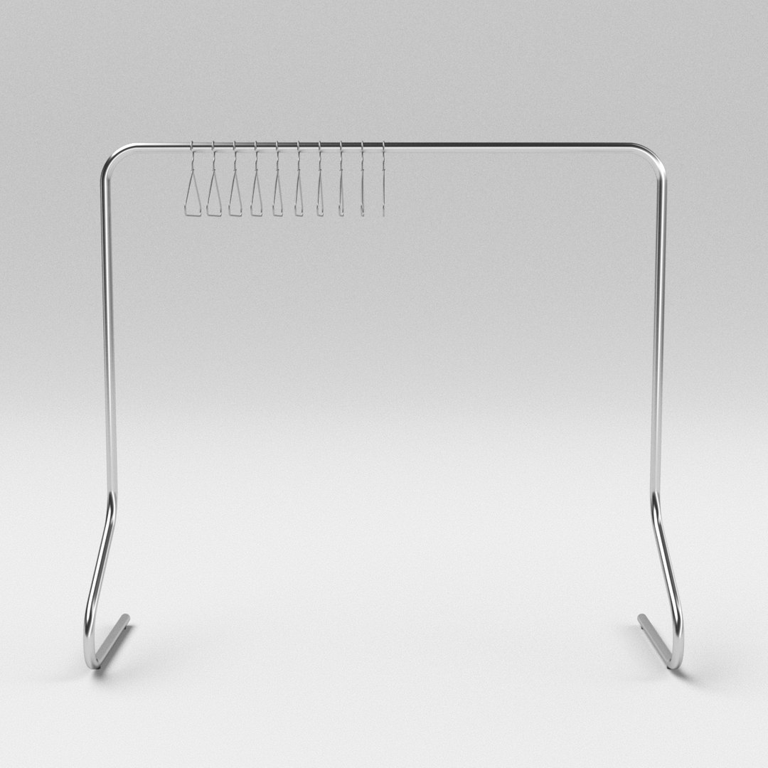 Hangman Cloth Rack 3D - TurboSquid 1633565