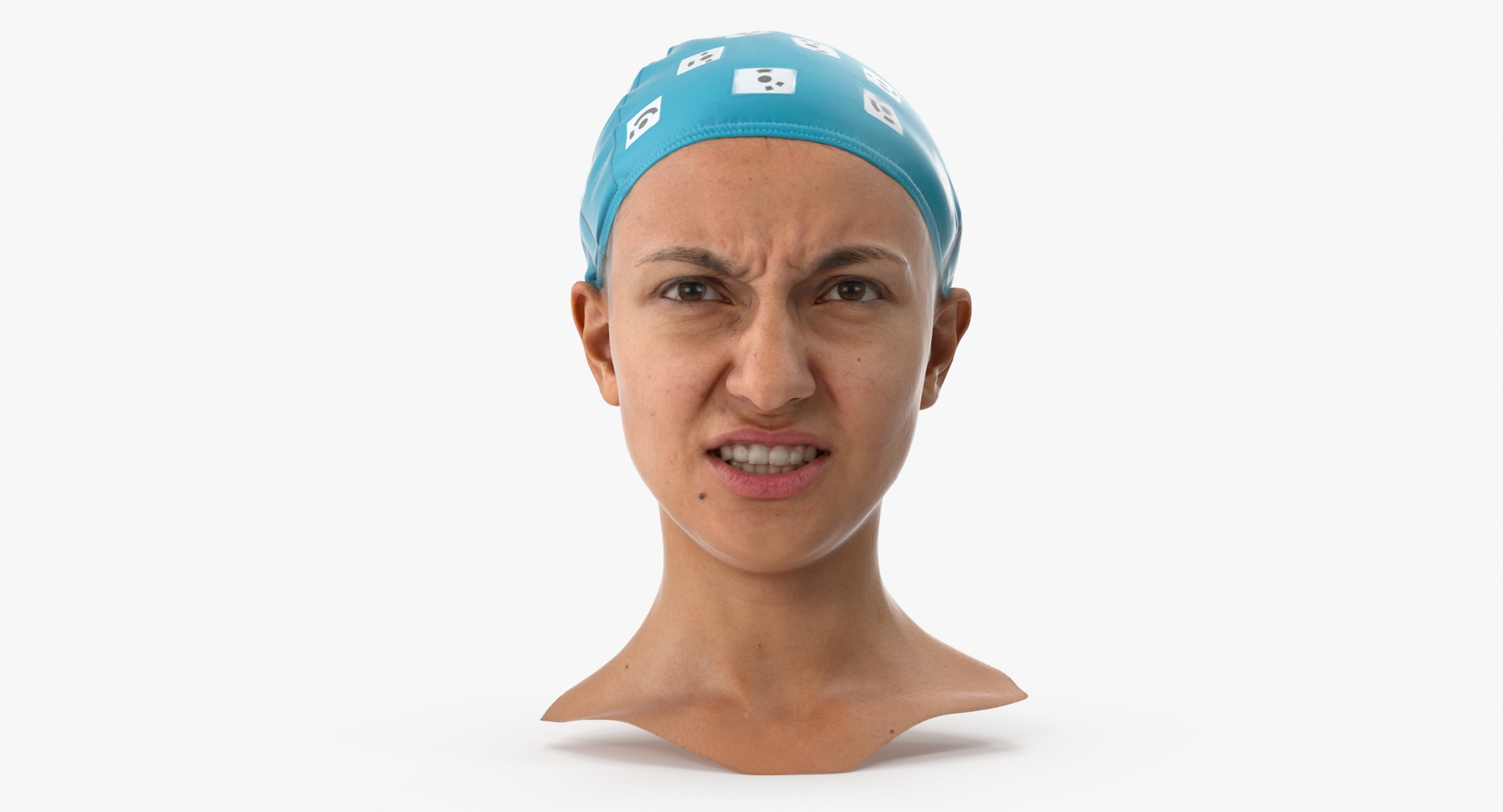 Joy Human Head Disgust Clean Scan 3D Model - TurboSquid 1740089