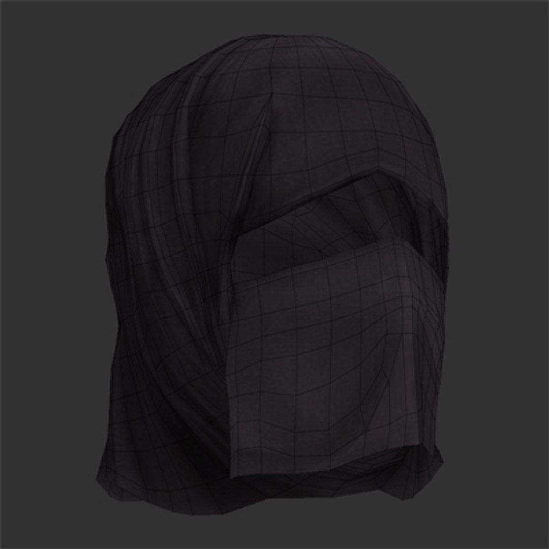 Veil Mask 3d Model