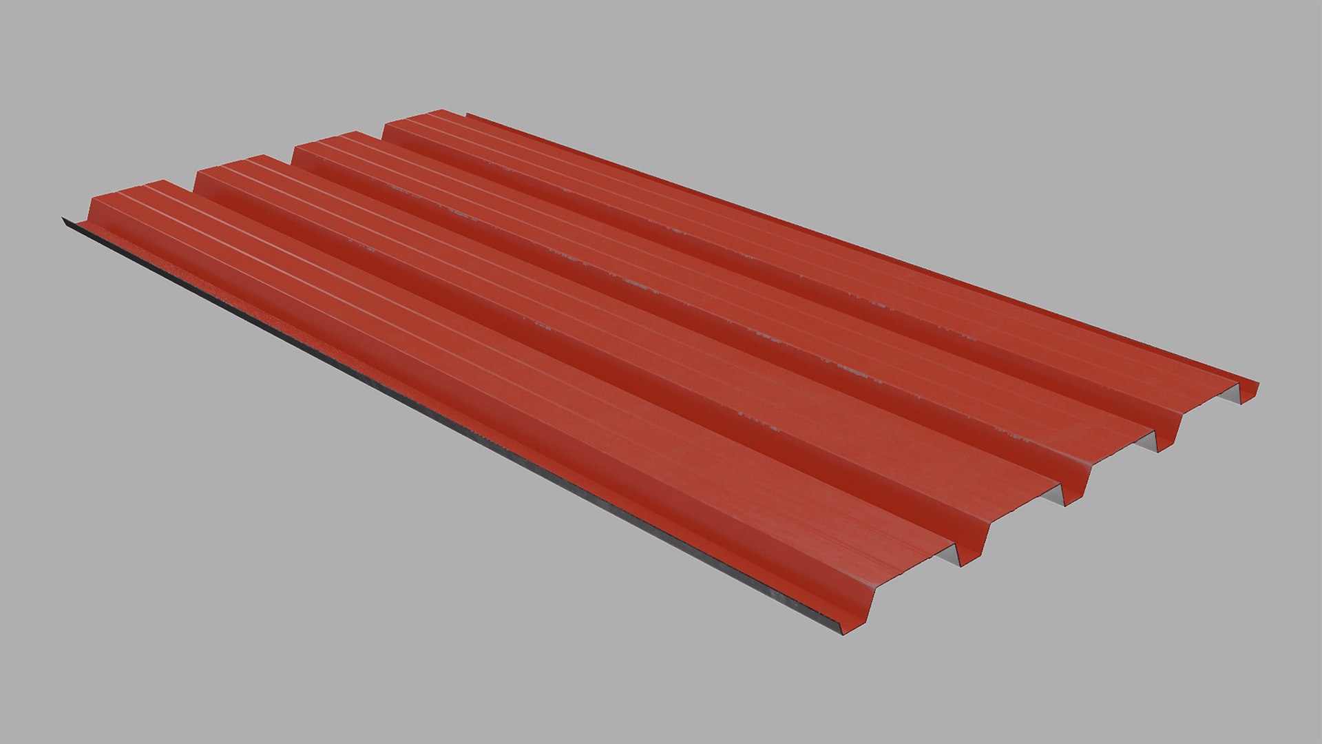 3D Corrugated Steel Roofing Plate - TurboSquid 2400703