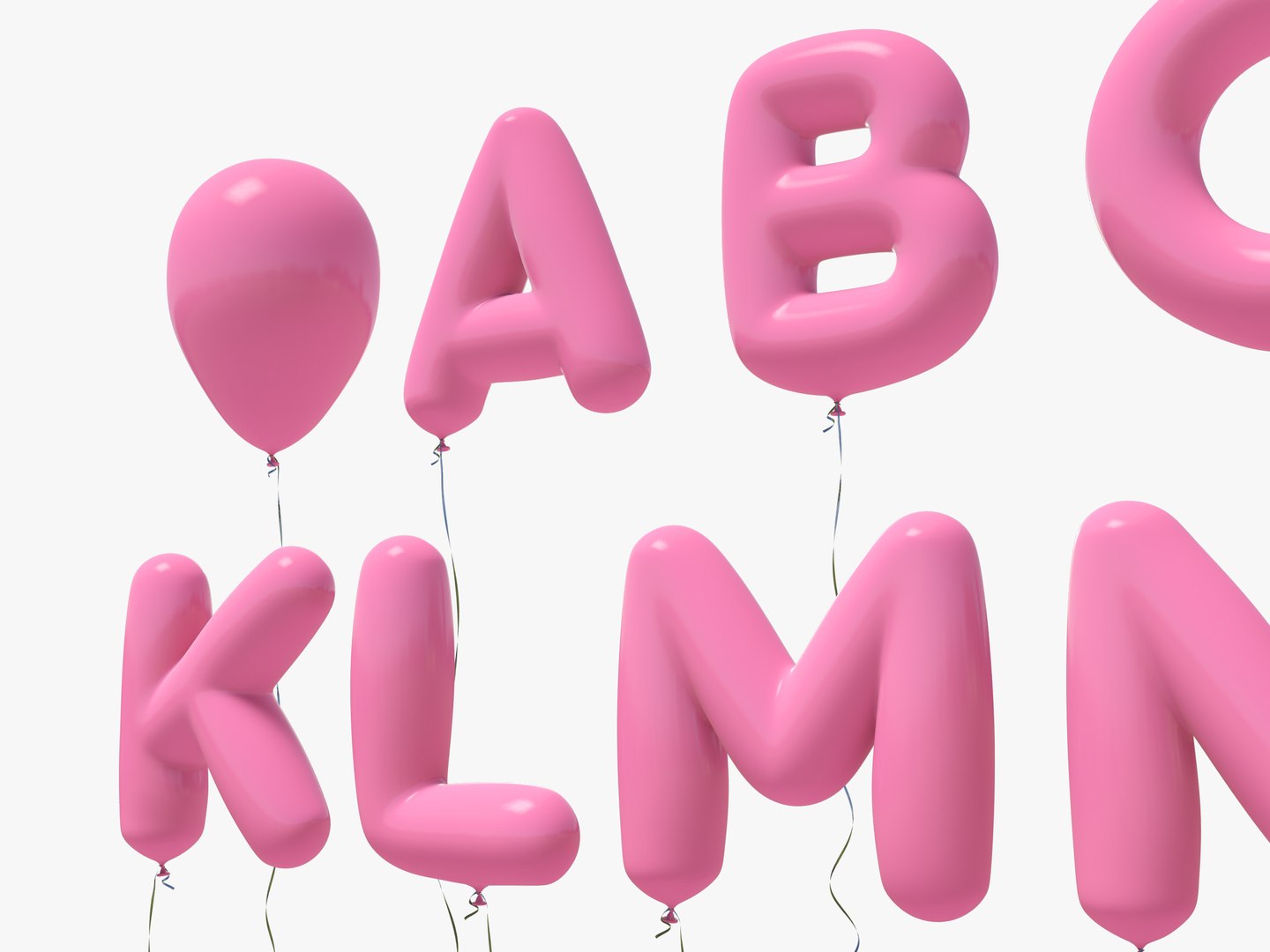 3D Balloon Alphabet Ball - TurboSquid 1592504