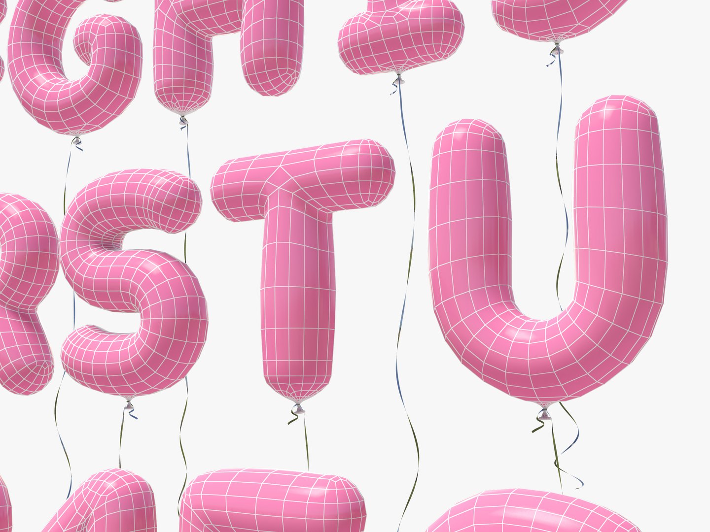 3D Balloon Alphabet Ball - TurboSquid 1592504