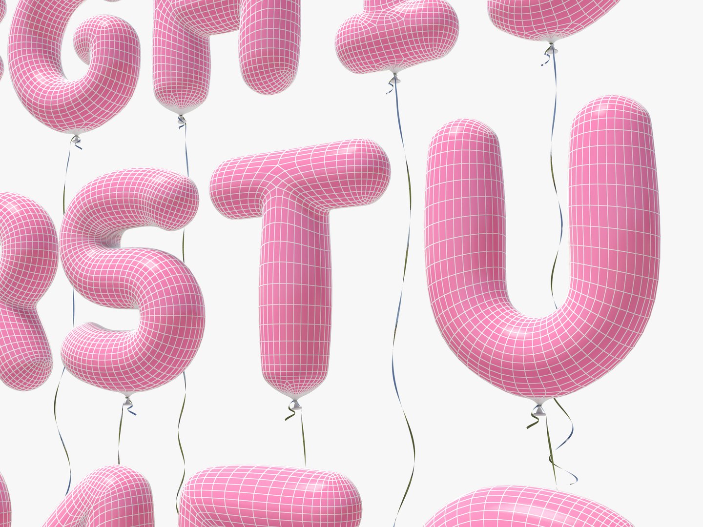 3D Balloon Alphabet Ball - TurboSquid 1592504