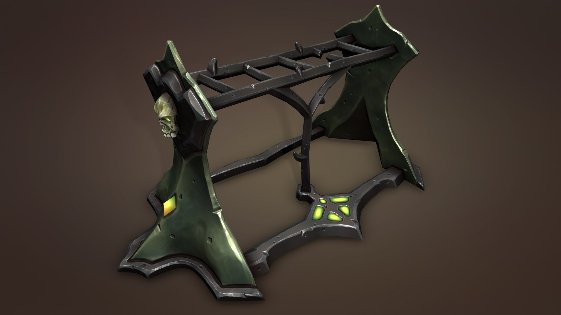 Undead Weapon Rack Model - TurboSquid 2050441