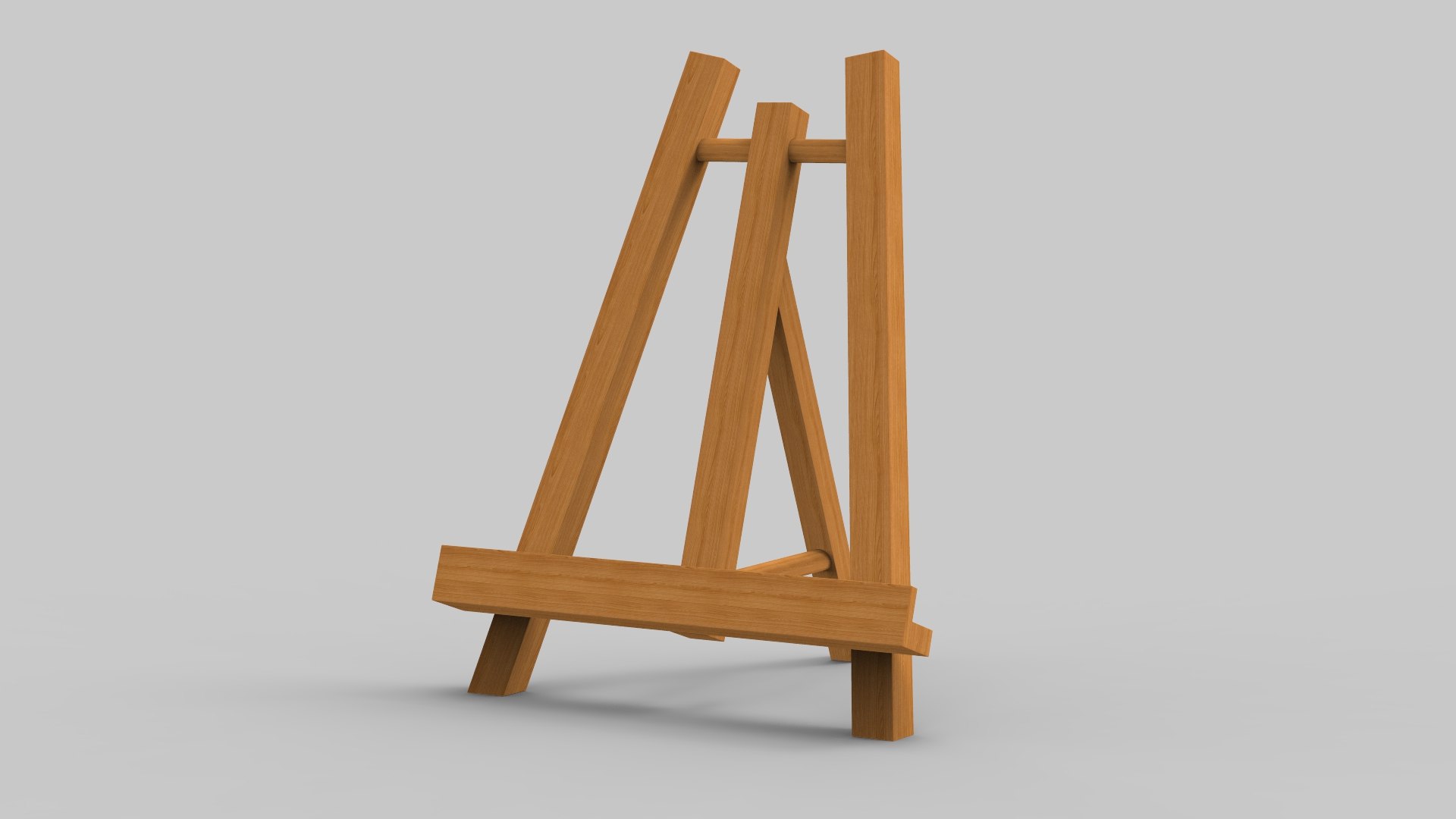 3D Wooden Easel model - TurboSquid 1763851